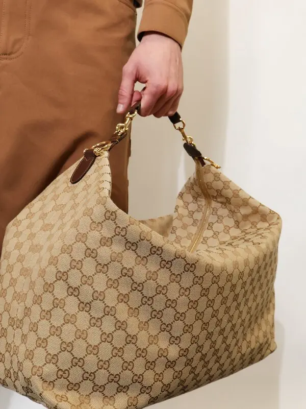Gucci Brera Gg Fabric Crossbody Bag