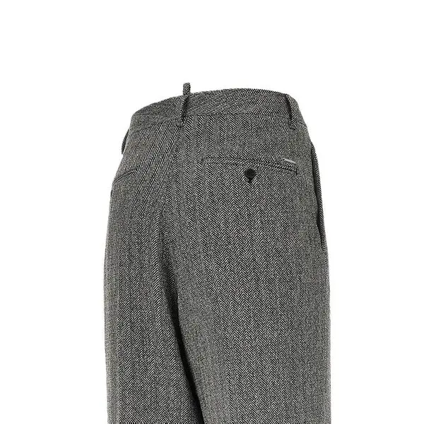 Dsquared2 Easy Zoot Herringbone Pants