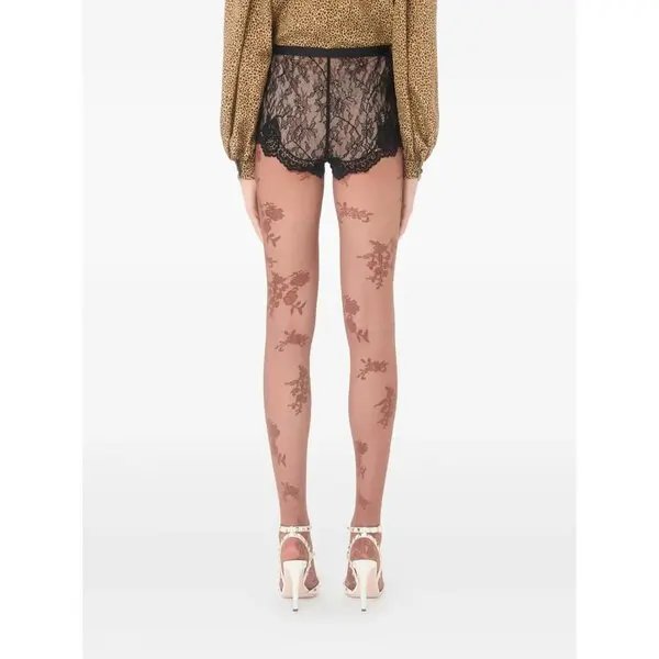 Valentino Garavani Floral Lace Mini Shorts