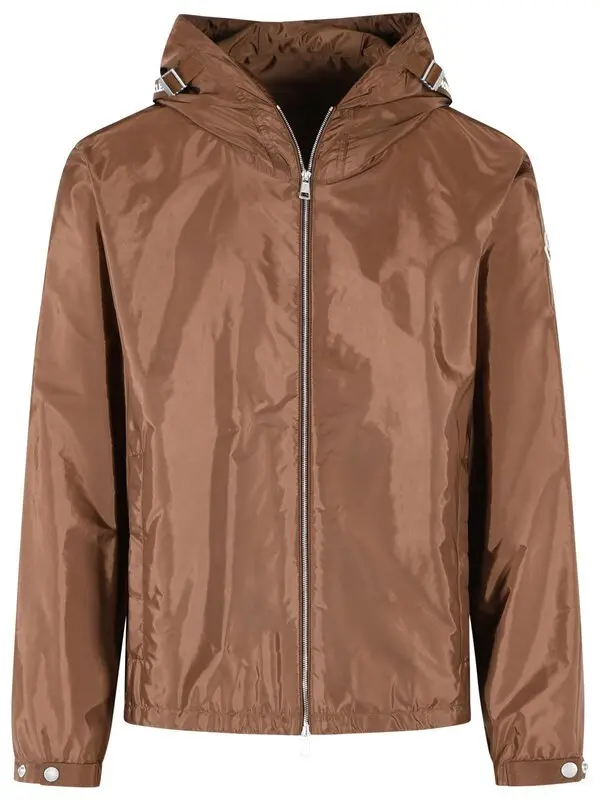Moncler Remoray' Polyamide Hooded Windbreaker - Brown