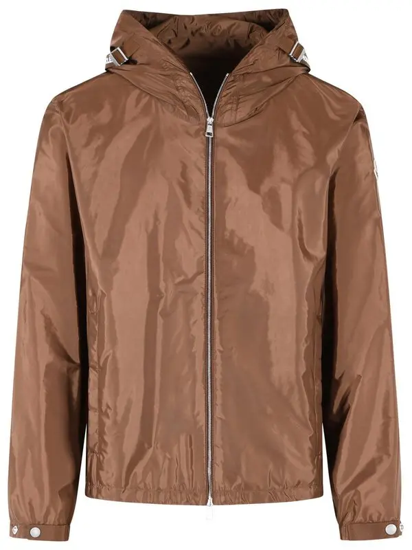 Moncler Remoray' Polyamide Hooded Windbreaker - Brown