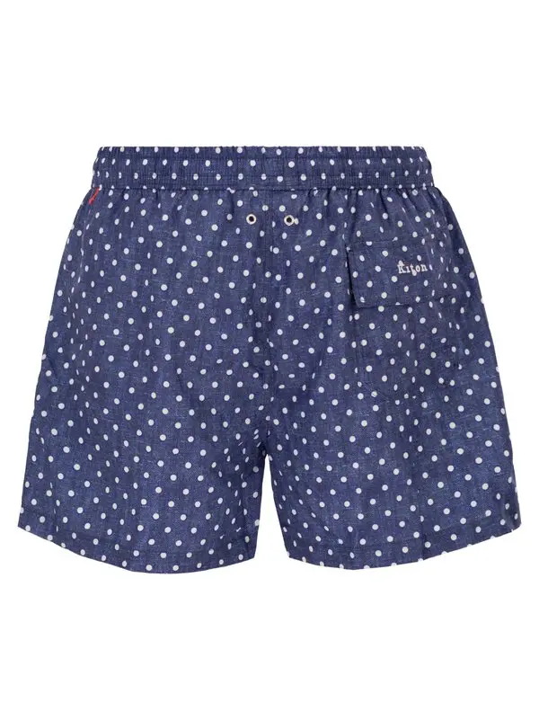 Kiton Short Patterned Swim Boxers