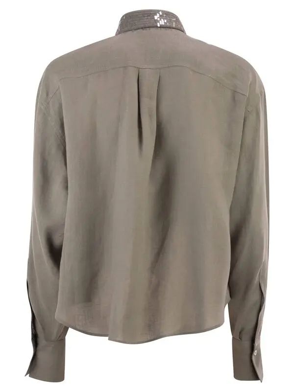 Brunello Cucinelli Linen Shirt - Yellow