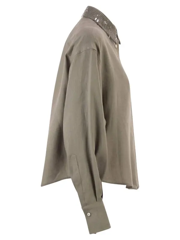 Brunello Cucinelli Linen Shirt - Yellow