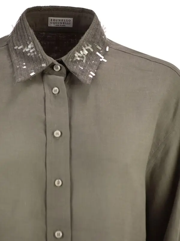 Brunello Cucinelli Linen Shirt - Yellow