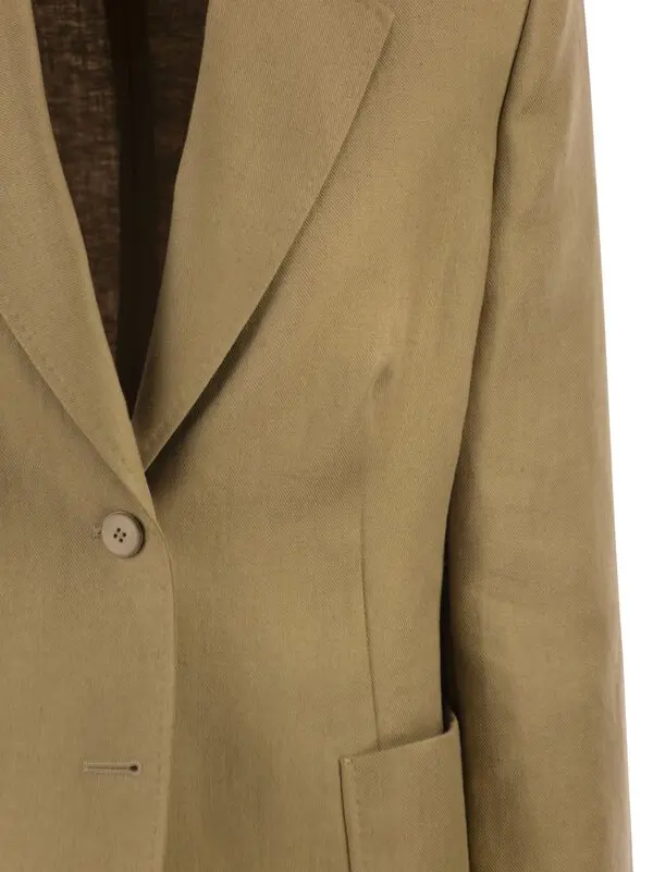 Max Mara Linen Fabric Blazer