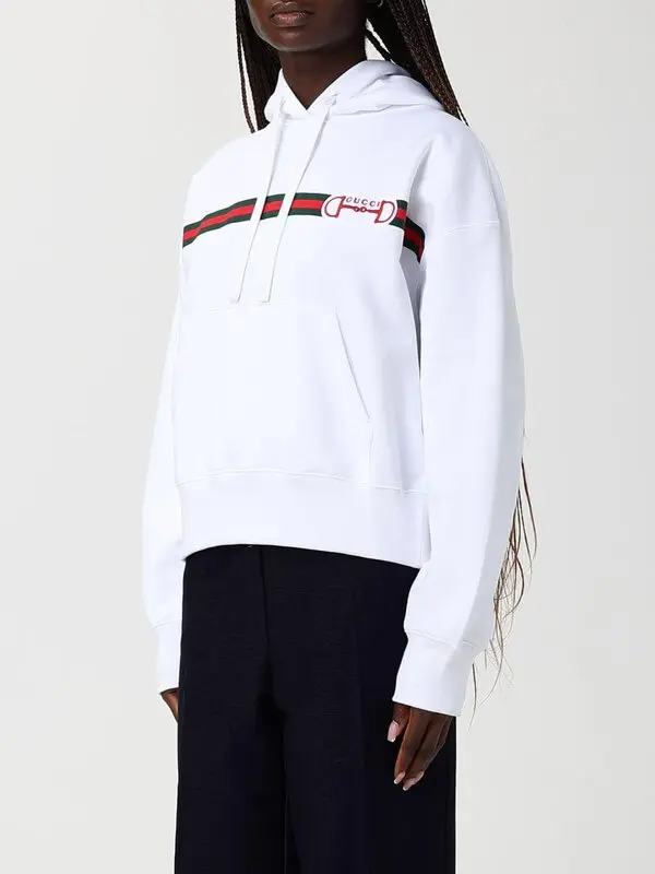 Gucci Boxy Hoodie - White