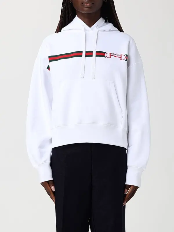 Gucci Boxy Hoodie - White