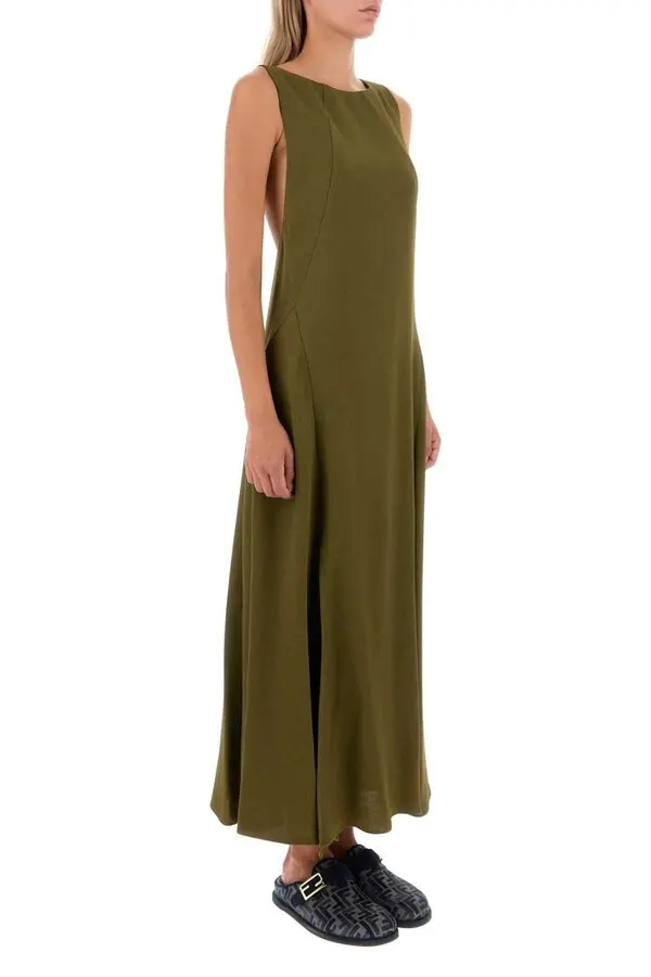 Fendi Olive Sable Dress