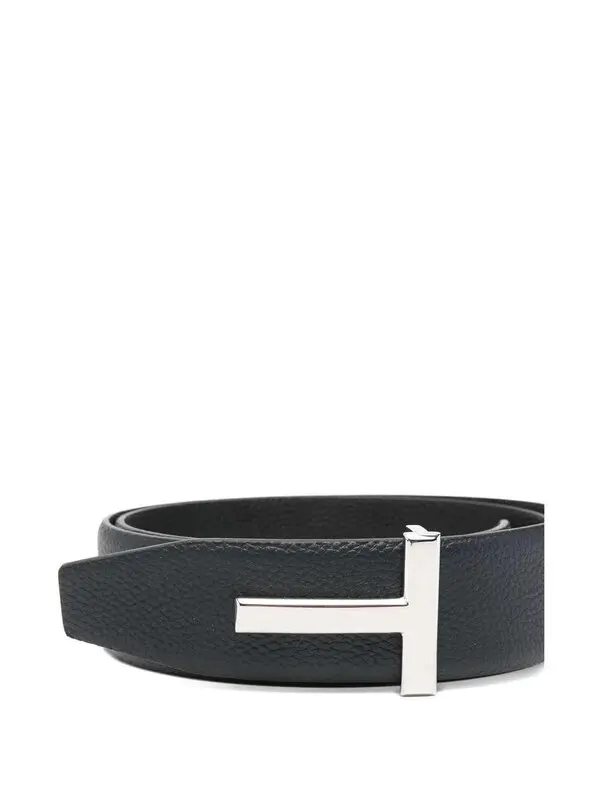 TOM FORD Belt With T-bar Closure - Blue
