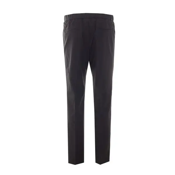 Herno Straight-leg Pleated Front Trousers - Black