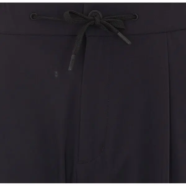 Herno Straight-leg Pleated Front Trousers - Black