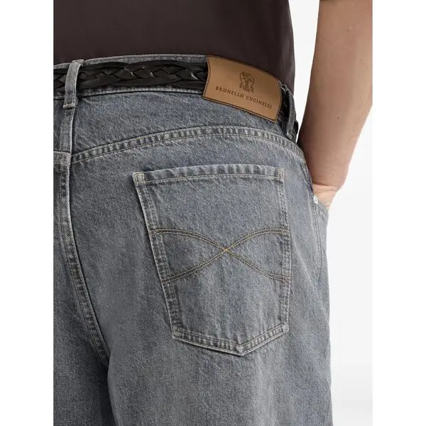 Brunello Cucinelli Denim Regular & Straight-leg Jeans - Gray