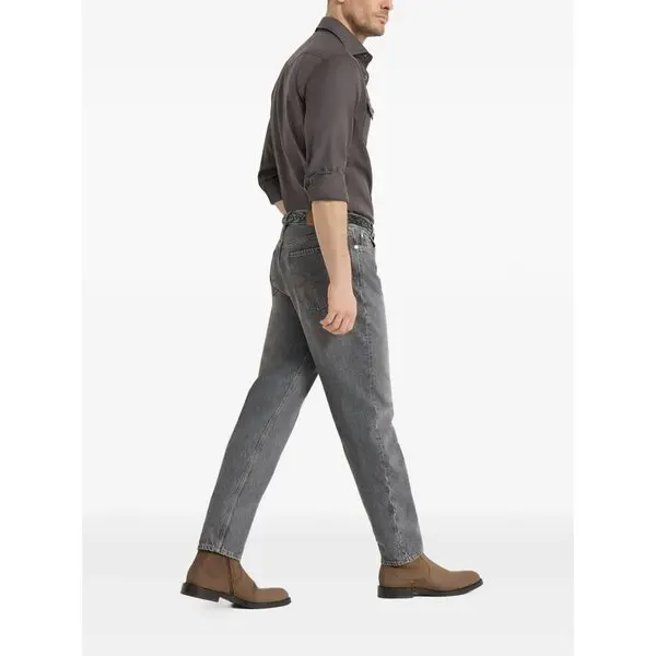 Brunello Cucinelli Denim Regular & Straight-leg Jeans - Gray