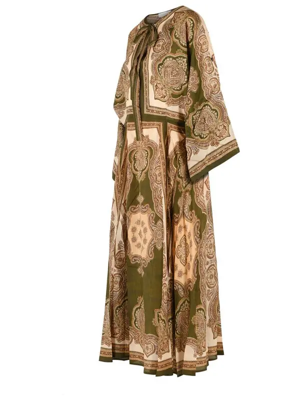 Zimmermann Mahon Midi Tunic Dress - Multicolor