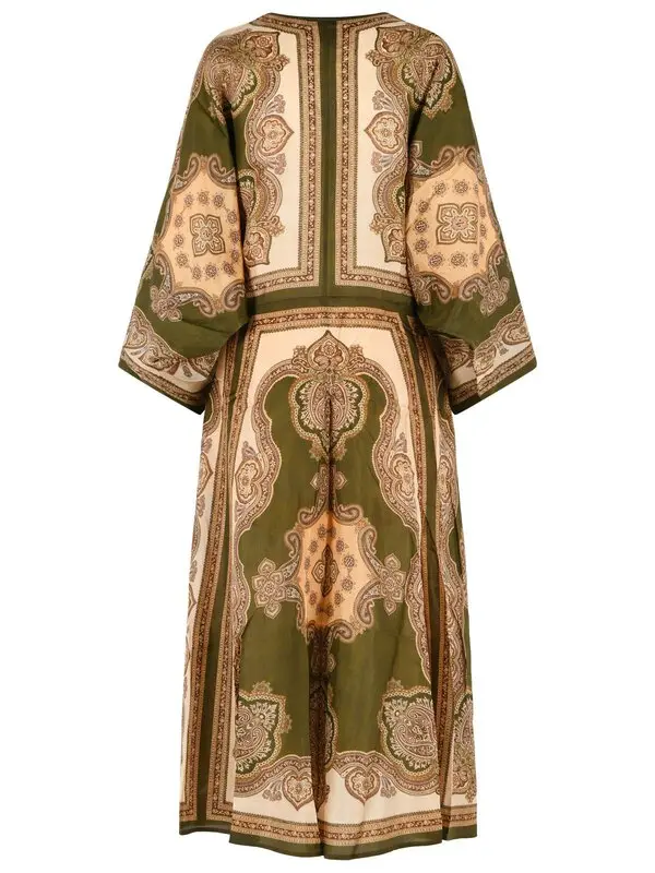 Zimmermann Mahon Midi Tunic Dress - Multicolor