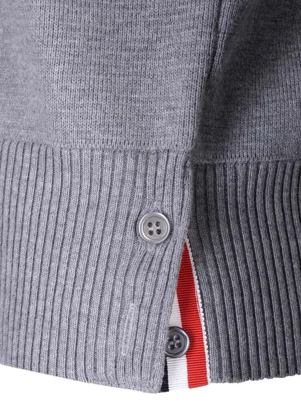 Thom Browne Milano Stitch Crew Neck Sweater