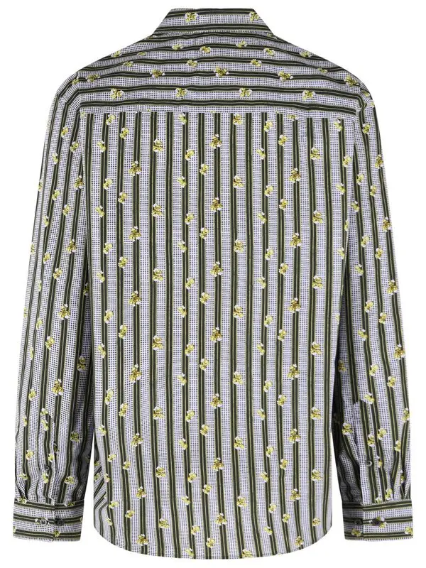 Dries Van Noten Caper' Lilac Cotton Shirt
