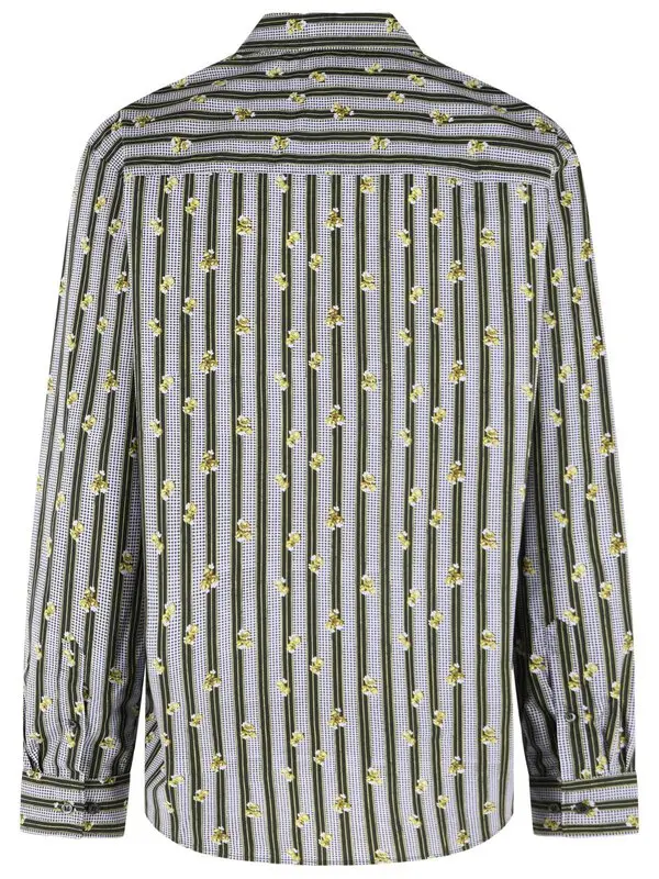 Dries Van Noten Caper' Lilac Cotton Shirt - Multicolor