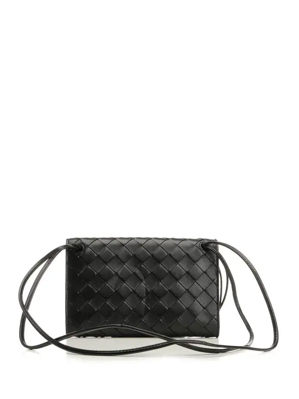 Bottega Veneta Andiamo Clutch Bag - Black