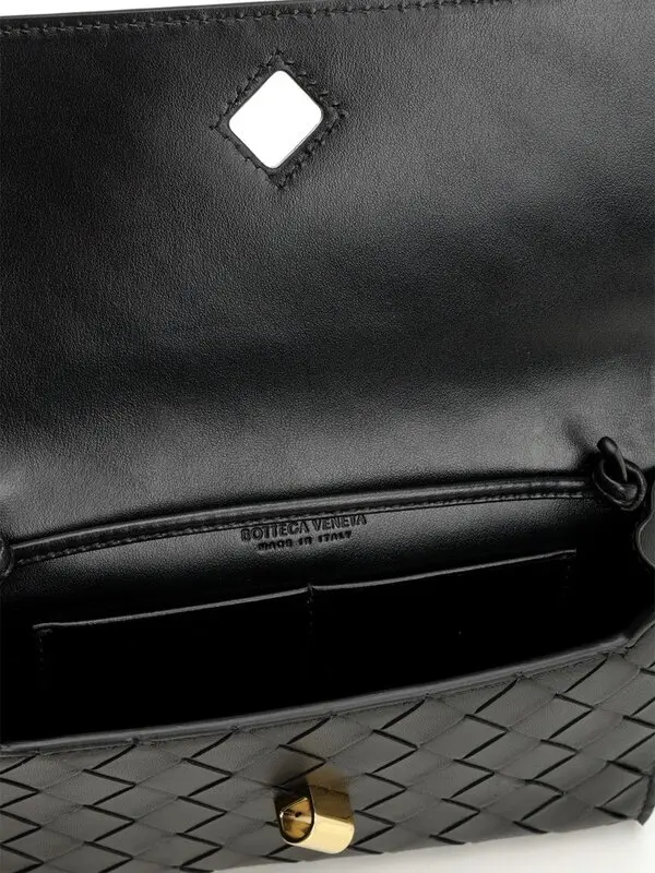 Bottega Veneta Andiamo Clutch Bag - Black