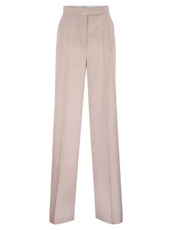 Max Mara Pantalone Mxmgirone Beige Rosa - Pink