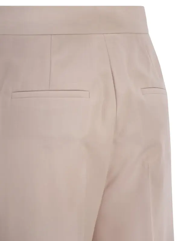 Max Mara Pantalone Mxmgirone Beige Rosa
