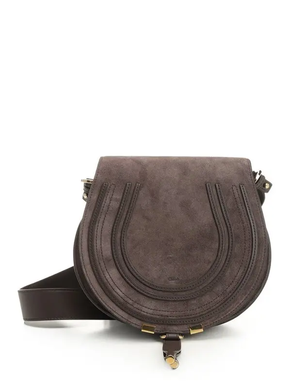 Chloé Saddle Marcie Bag - Brown