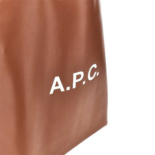 A.p.c. Faux Leather 'ninon Small' Tote Bag