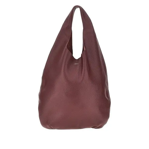 A.p.c. Le Neige' Grained Leather Bag - Red