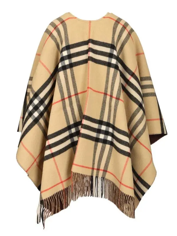 Burberry Checked Cape