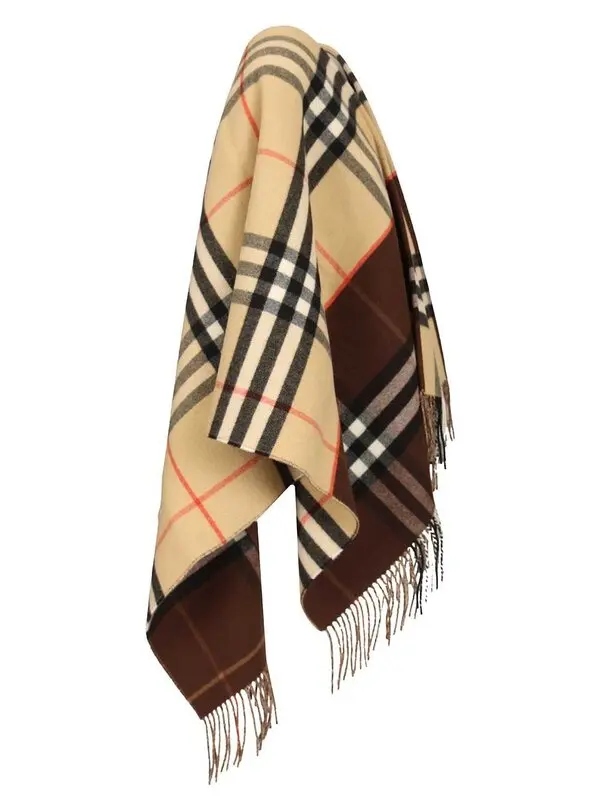 Burberry Checked Cape