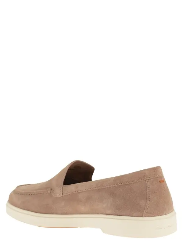 Santoni Yaltamoc Suede Loafer - Pink