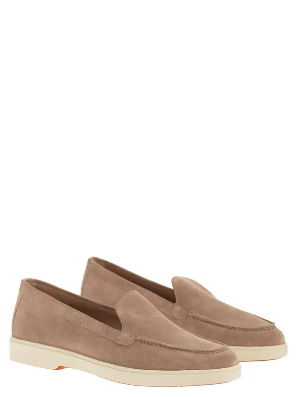 Santoni Yaltamoc Suede Loafer - Pink
