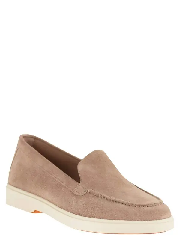 Santoni Yaltamoc Suede Loafer - Pink