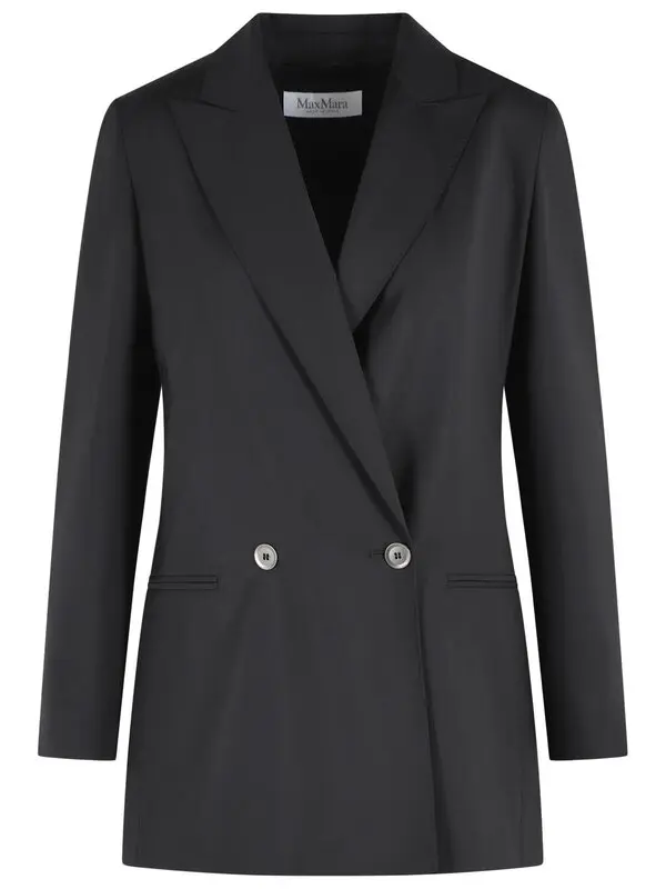 Max Mara Bikini' Virgin Wool Blazer - Black