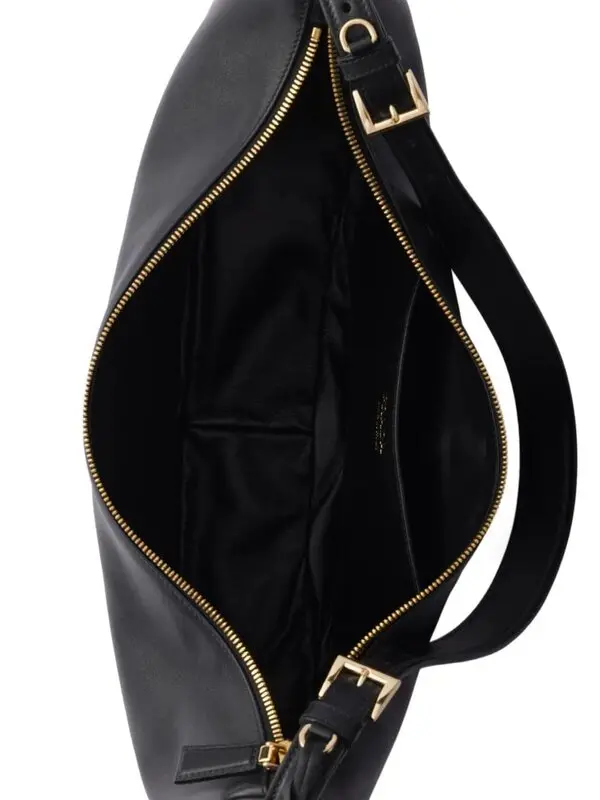 Prada Demi-lune Large Leather Shoulder Bag