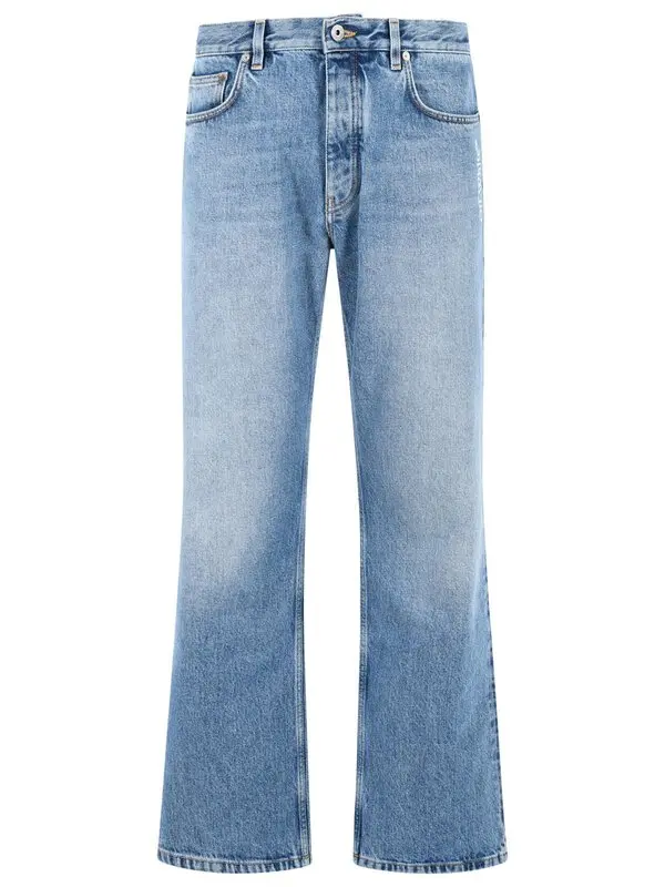 Off-White Light Cotton Jeans