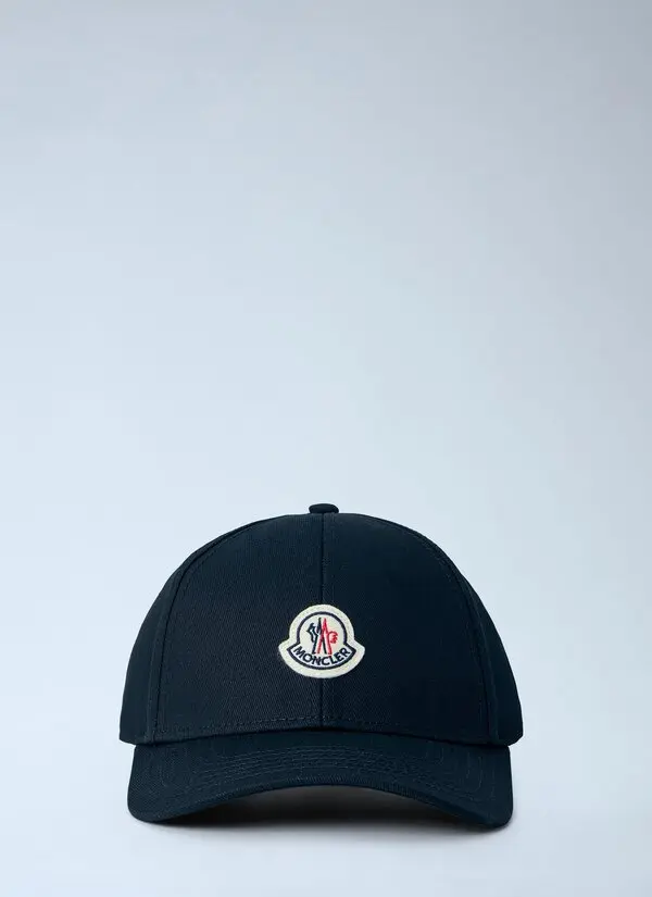 Moncler Embroidered Logo Cap - Black