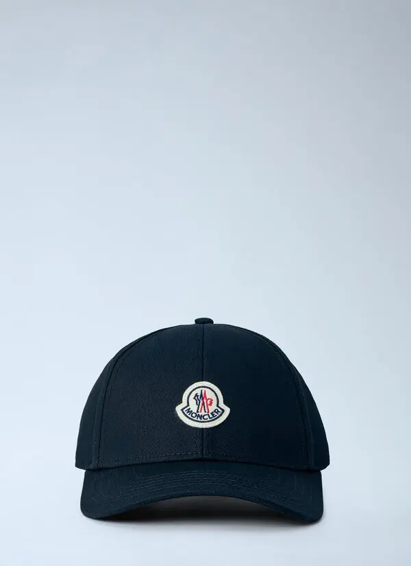 Moncler Embroidered Logo Cap - Black