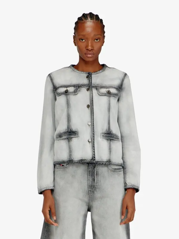 DIESEL® Cotton And Lyocell Jacket - Multicolor