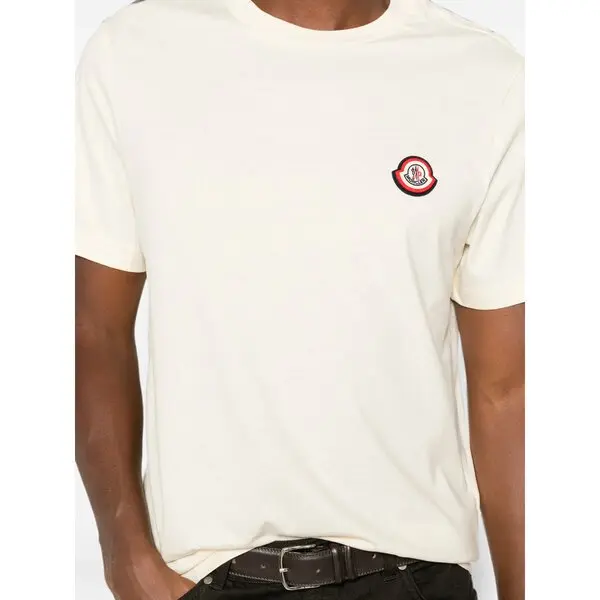 Moncler Neutrals T-shirts & Vests T-shirts