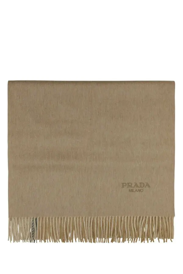 Prada Two-tone Cashmere Blend Blanket