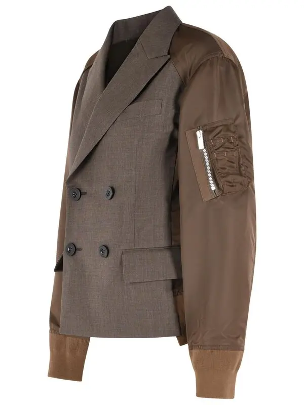 Sacai Wool Blend Blazer