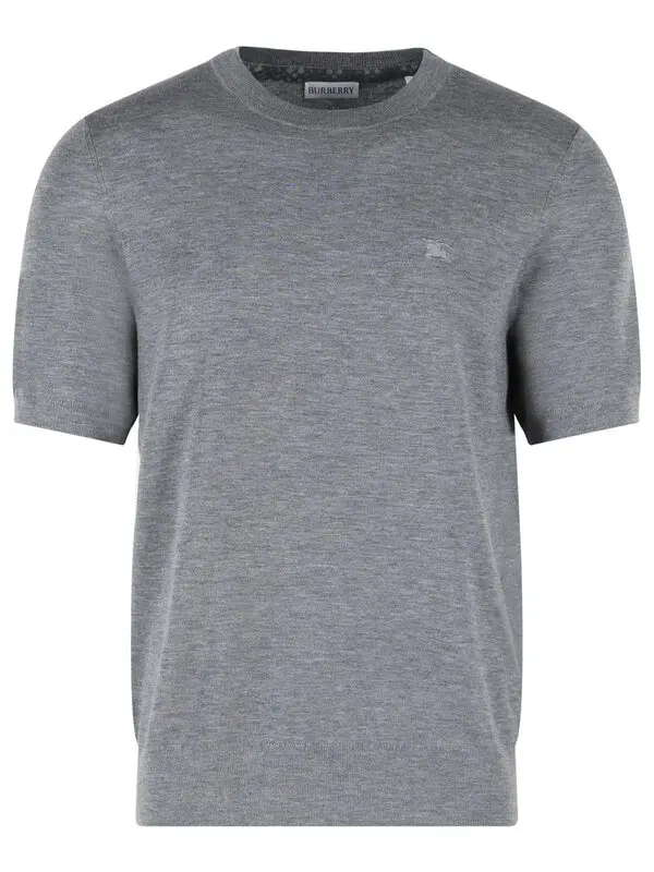 Burberry Tom' Grey Cashmere T-shirt - Gray