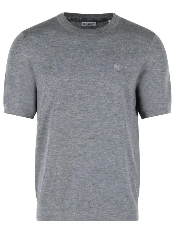 Burberry Tom' Grey Cashmere T-shirt - Gray