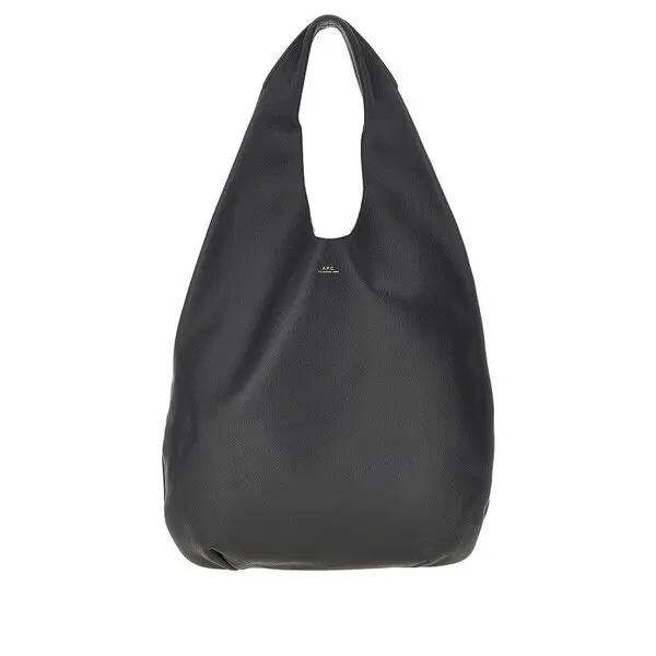A.p.c. Le Neige' Grained Leather Bag - Black