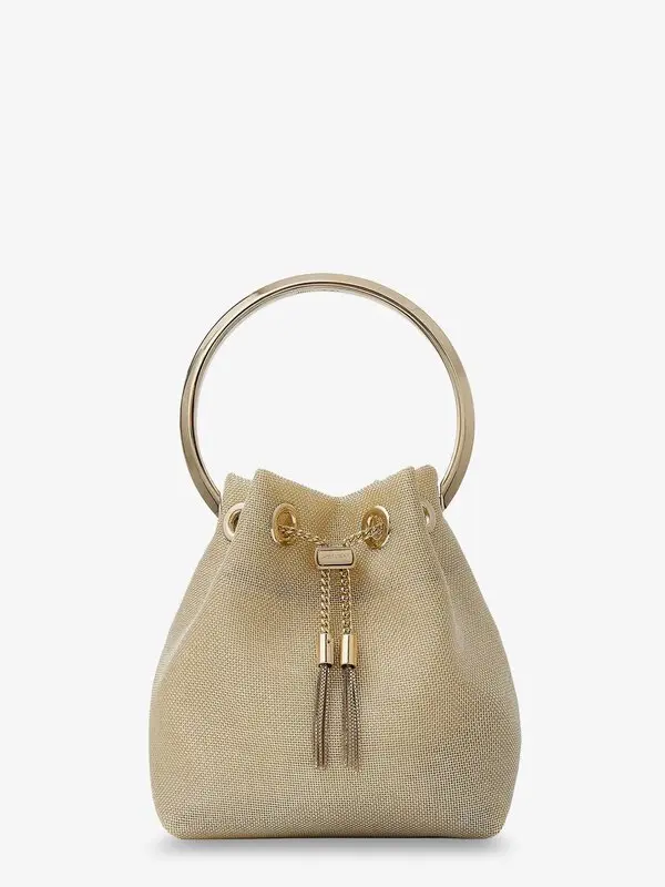 JIMMY CHOO Bon Bon Metallic Mesh Bucket Bag - Multicolor