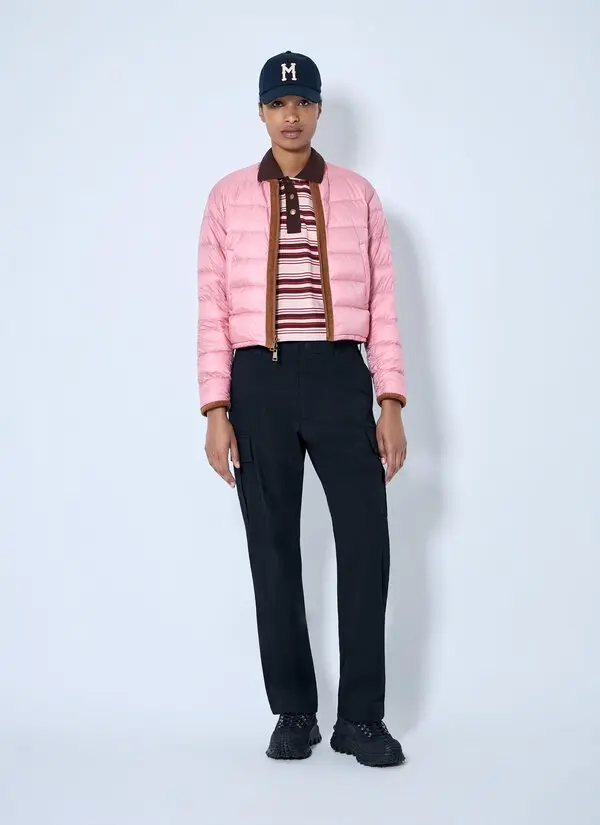 Moncler Blageon Corduroy Reversible Down Jacket