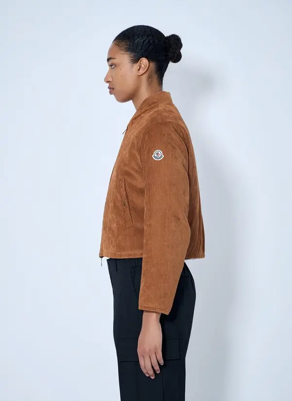 Moncler Blageon Corduroy Reversible Down Jacket